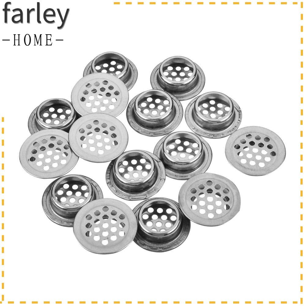 FARLEY 15PCS Air Vents, Circular 19mm Vent Mesh Hole, Durable Silver ...