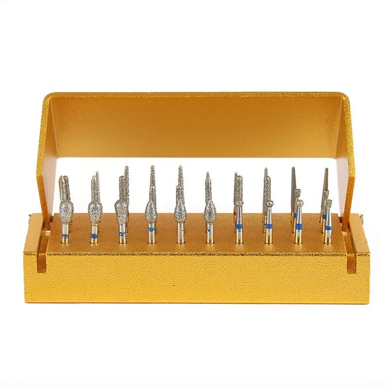 OR 30pcs Professional Dental Diamond Buffing High Speed Burs Drill Eeth ...