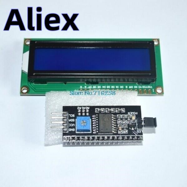 1602 16x2 HD44780 Character LCD /w IIC/I2C Serial Interface Adapter Module | Shopee Philippines