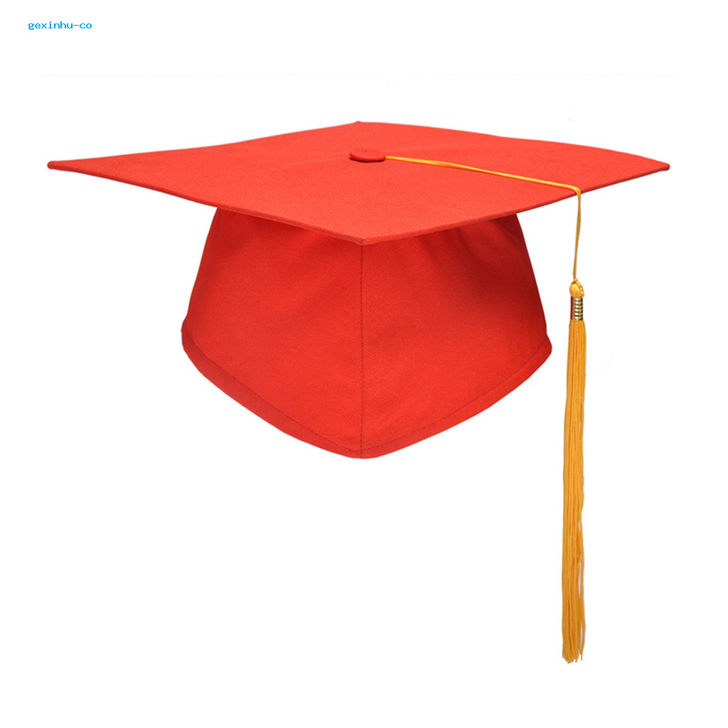 Ge Bachelor Hat Graduation Hat with Elastic Band Adjustable Graduation ...