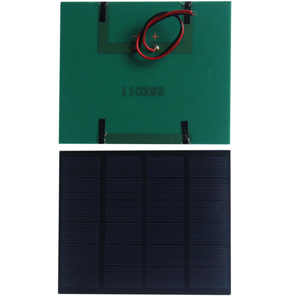 1.5W 6V Solar Panel Portable Solar Battery Charger Small Power ...