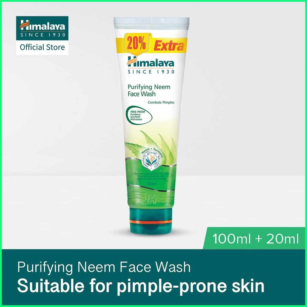 Himalaya,p^Purifying>c)Neem}P)Face}U)Wash}a)100ml}Xq)+}Gs)20ml,}zz ...