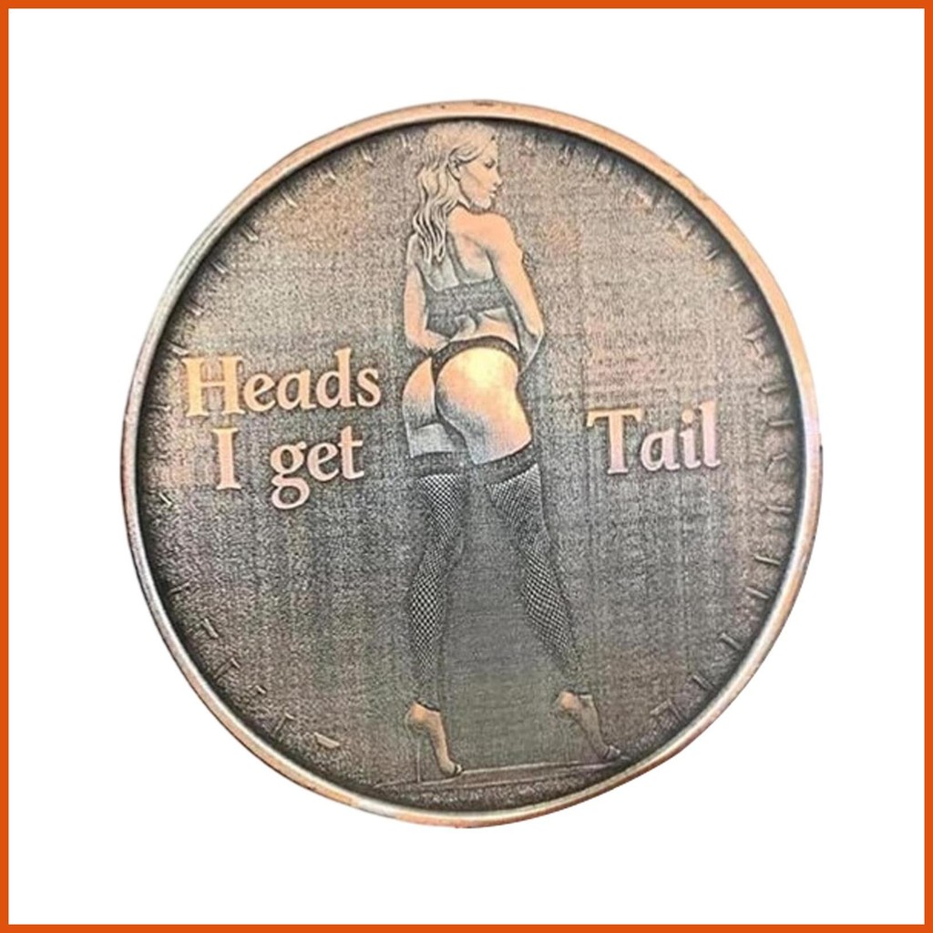 Pin Up Girls Coin Samll Commemorative Coin 3cm Portable Novelty Coin ...