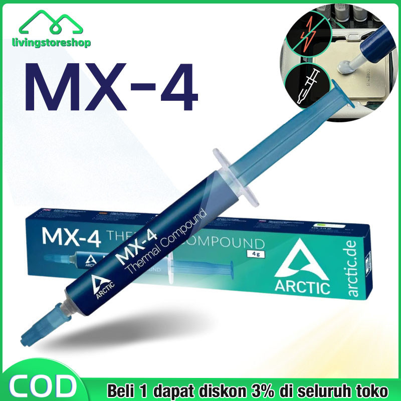Thermal Paste ARCTIC MX4 Thermal Compound Thermal Grease | Shopee ...