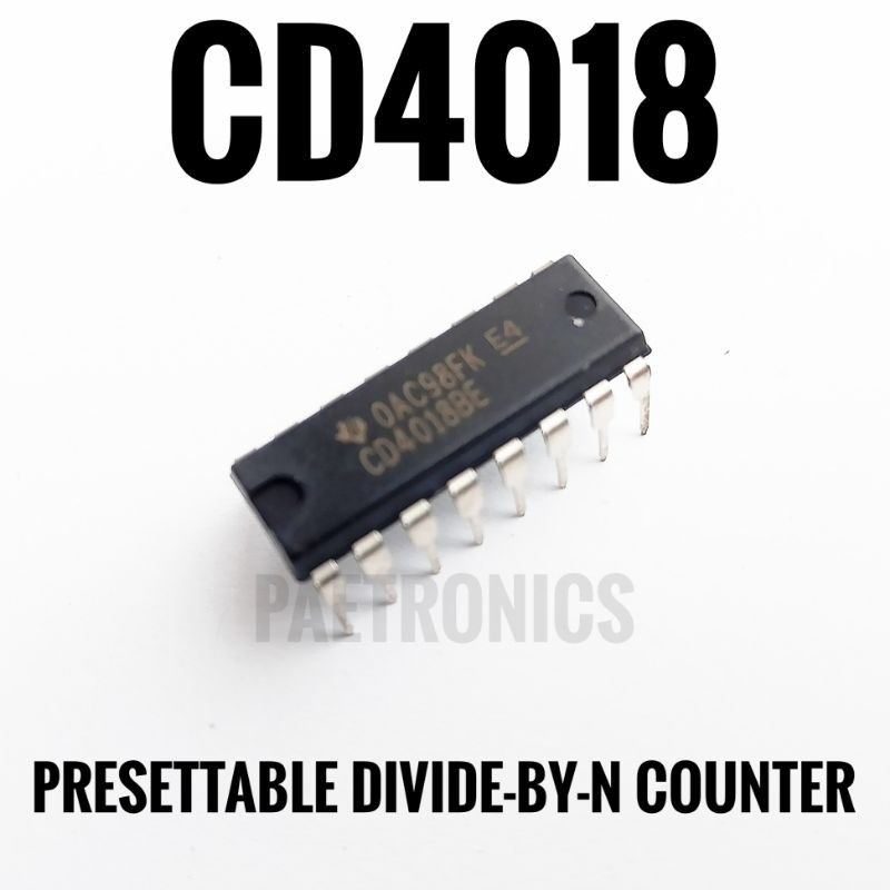 CD4018 CD4018BE 4018 Presettable divide-by-N Counter CMOS IC | Shopee ...