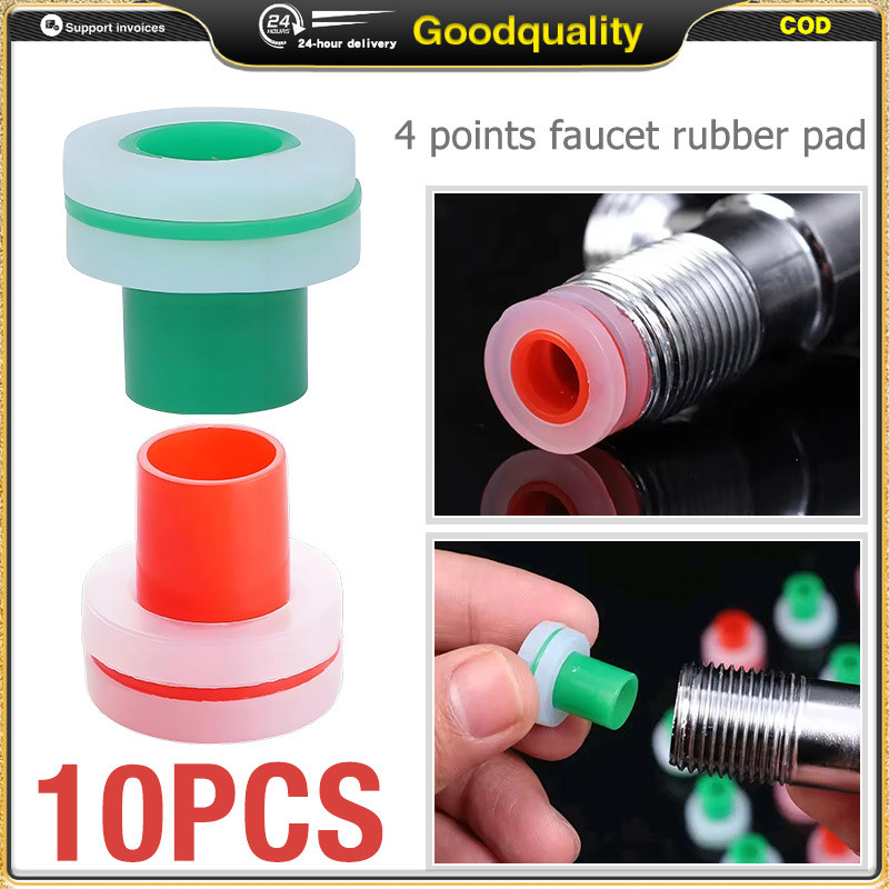 10pcs Faucet PPR Pipe Plugs 1/2" BSP Thread installation Fitting Free tape Leak-proof Sealing ...
