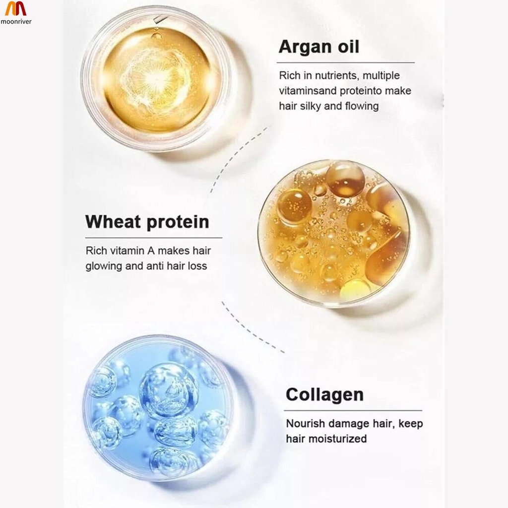 Collagen Deep Conditioning Hair Mask Moisturizing Anti-Breakage Hair ...