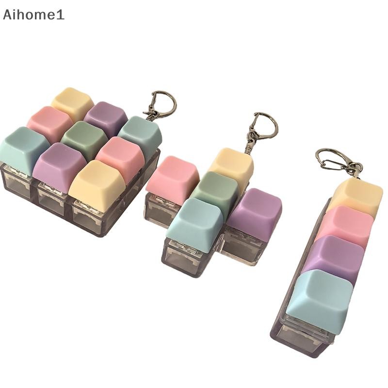 Aiho 1/4/5/9 Keys Mechanical Keyboard Axis Tester Fidget Button Keycap ...
