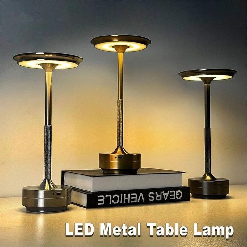 LED Metal Table Lamp with Touch Control and Dimmable Function for ...
