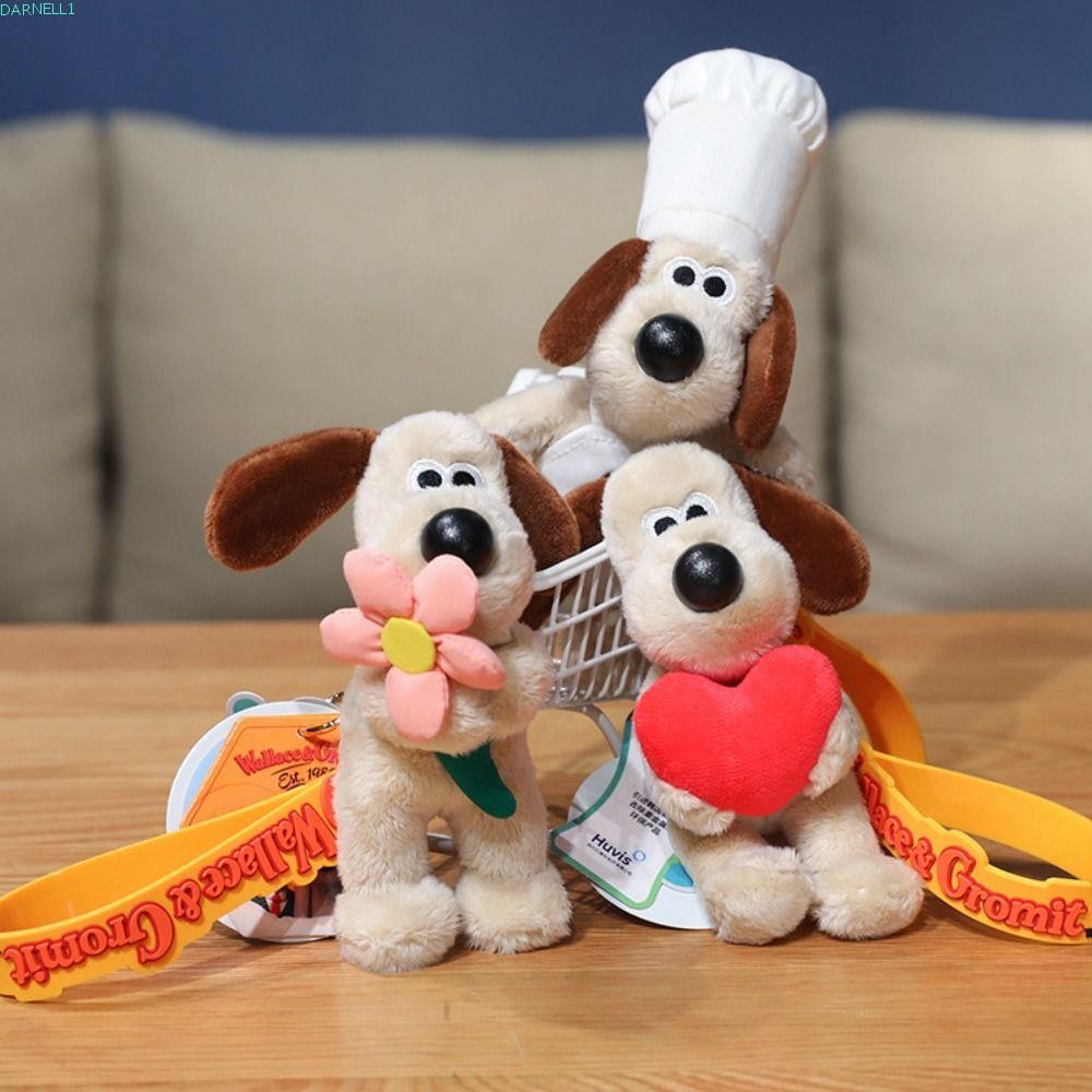 DARNELL1 Gromit Key Chain, Plush Doll Stuffed Animal Dog Plush Keyring ...