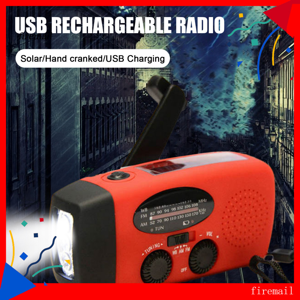 [FM] Solar Radio Rechargeable Solar Radio Portable Solar Emergency ...