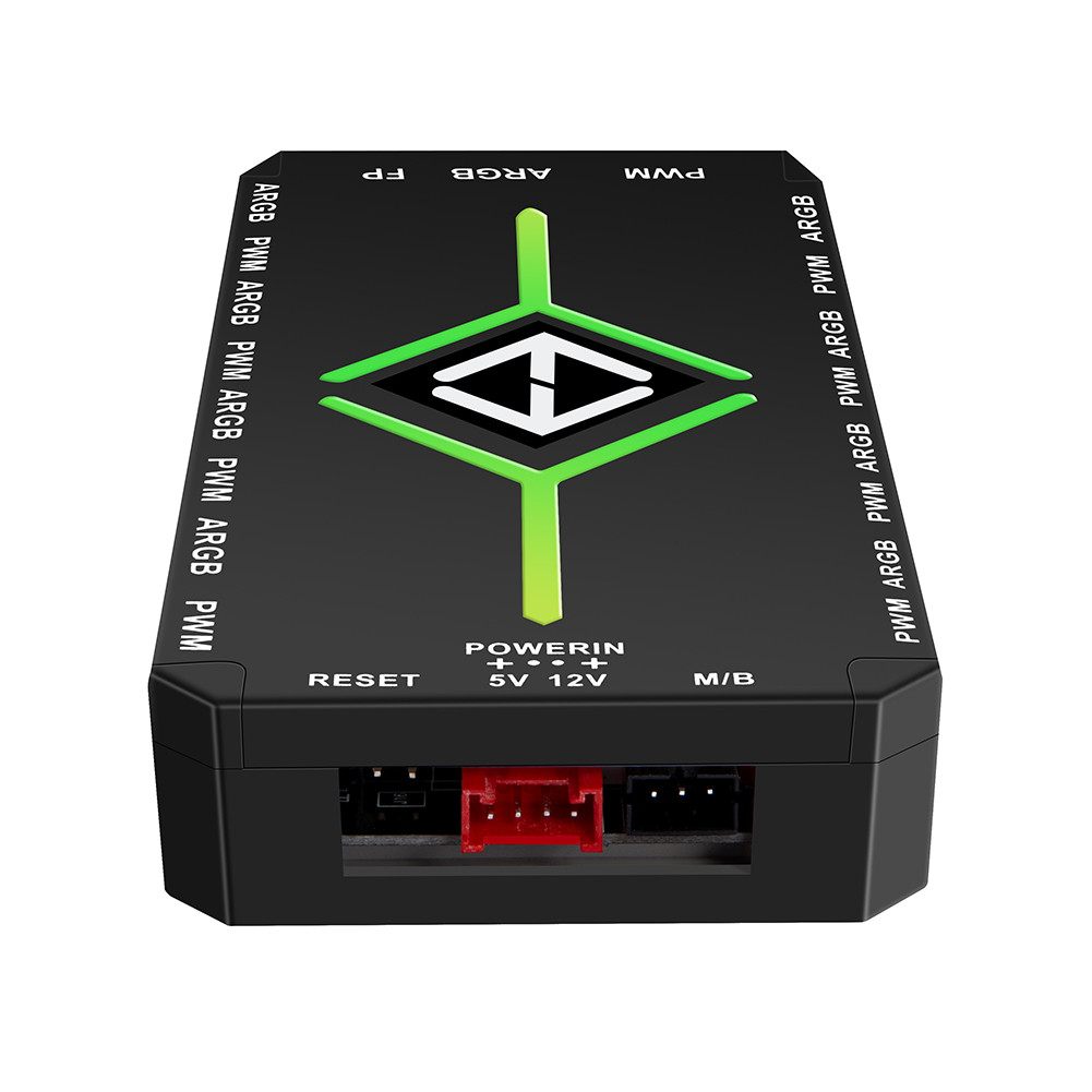 1 to 9 PWM & ARGB Hub Splitter 5V 3Pin ARGB Controller Cooling Fan Hub ...