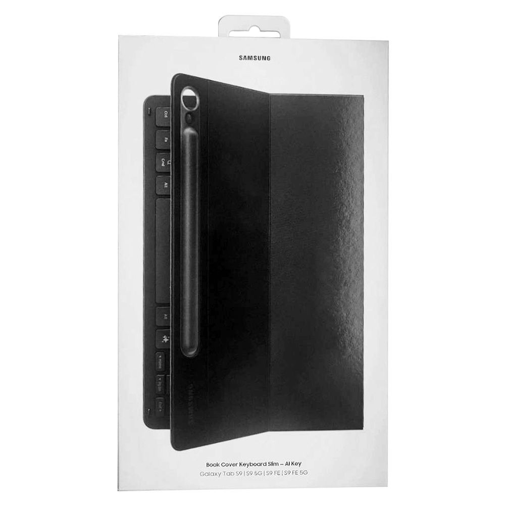 Samsung Galaxy Tab S9 / S9 FE Book Cover Keyboard Slim - AI Key (Black ...