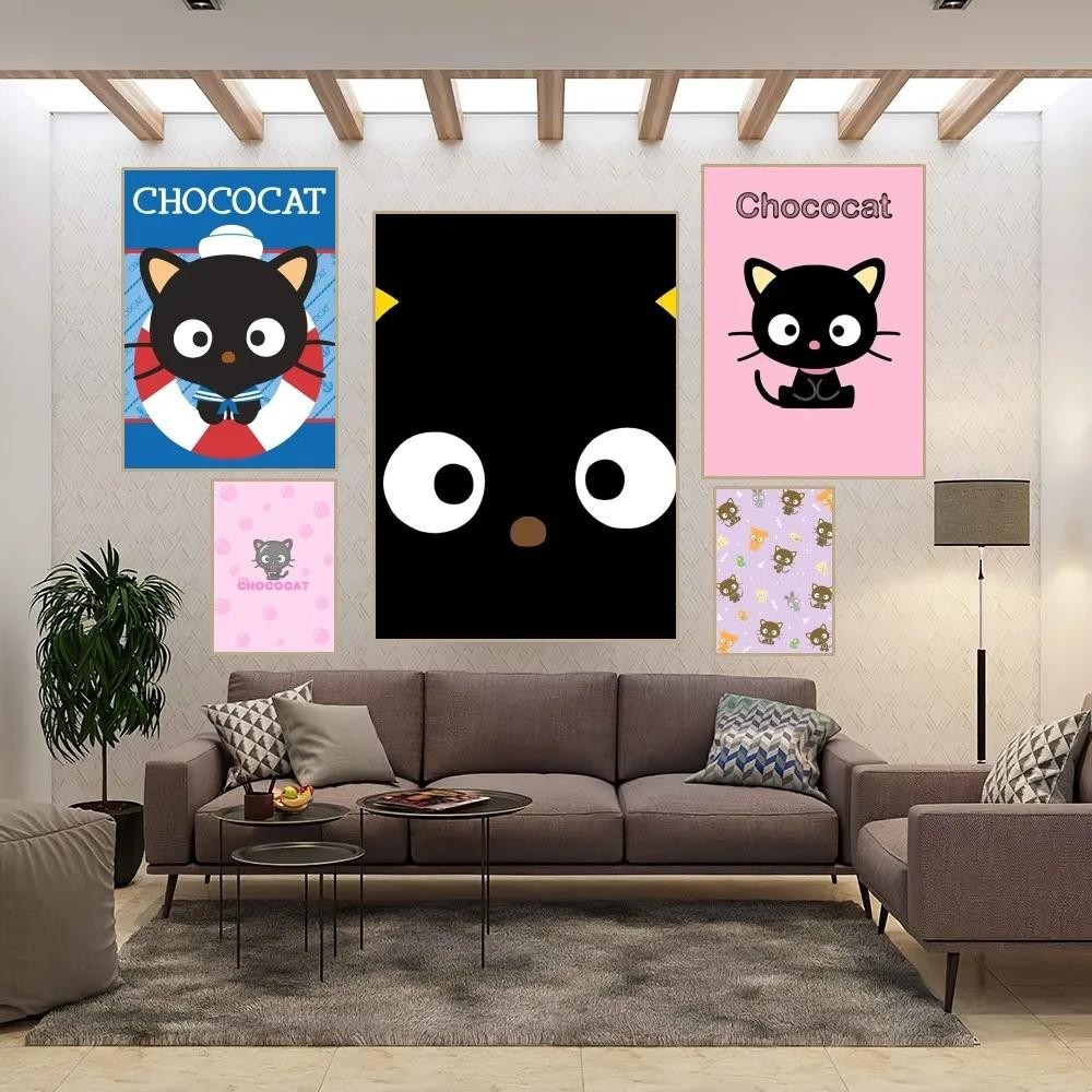 MINISO Sanrio Chococat Poster Aesthetic Art Wall Decor Stickers for ...