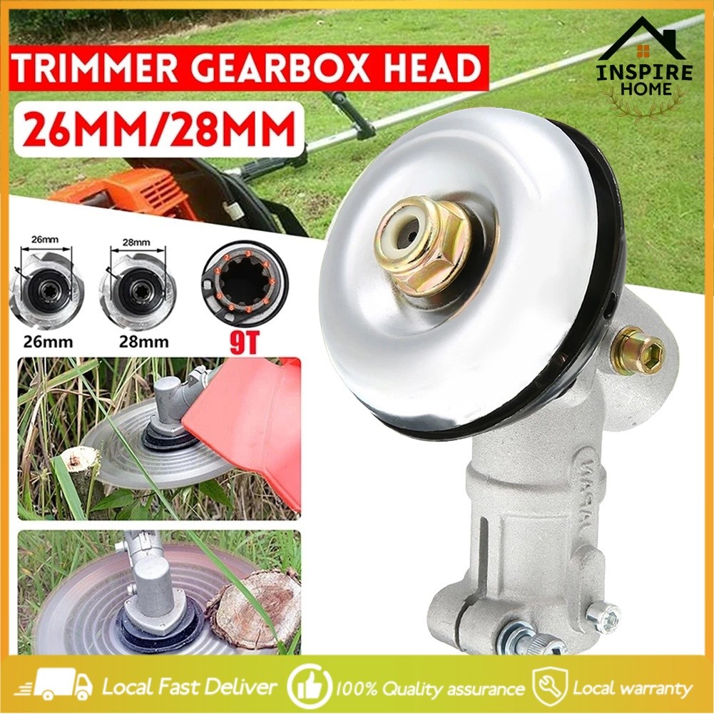 26/28mm 9T Trimmer Gearbox Gearhead Brush Cutter Grass Trimmer Replace ...