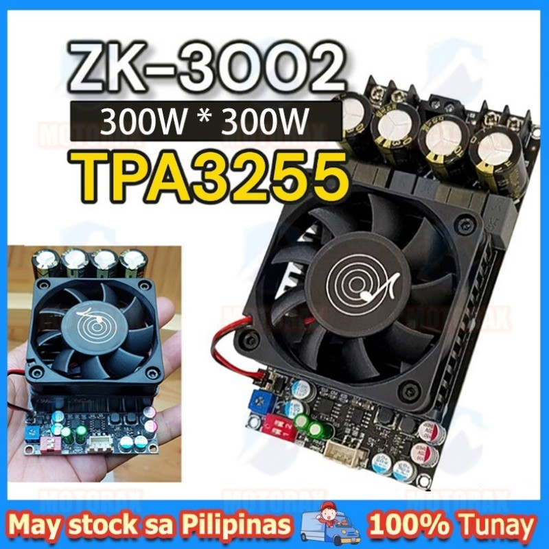 ZK-3002 2*300W TPA3255 BTL Mono 600W Stereo Digital Amplifier Board ...