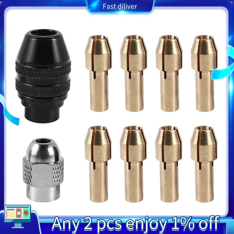 Drill Chuck Collet Set for ,1/32inch to 1/8inch Replacement 4486 ...