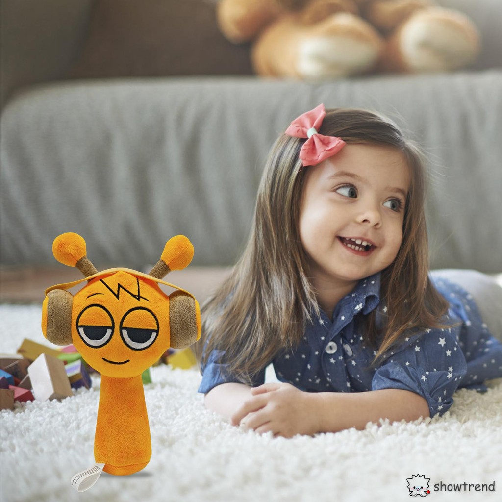 Sprunki Plush Toy Stuffed Animal Creative Robot Head & Headphones Head ...
