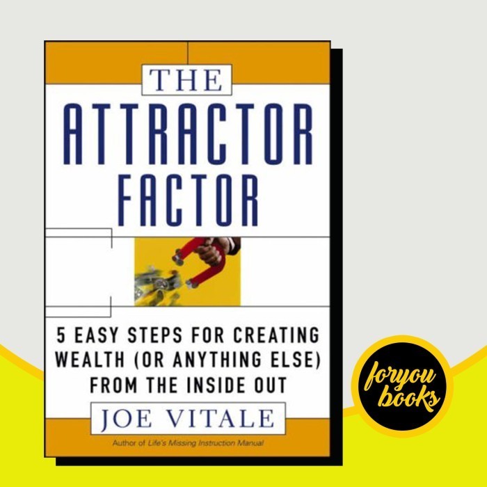 The Attractor Factor: 5 Easy Steps for Changing Wealth Joe Vitale ...