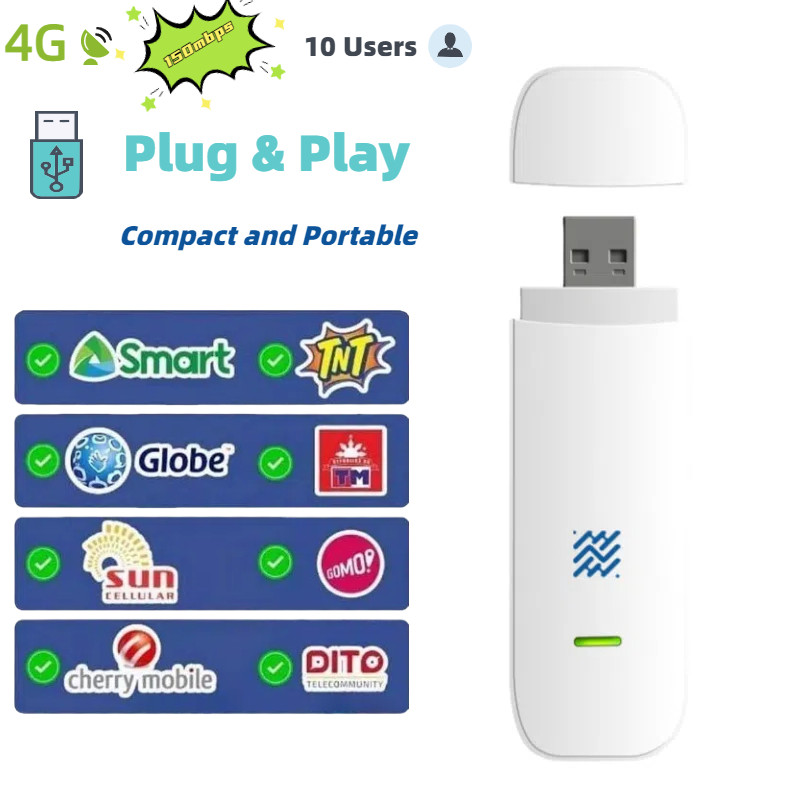 Wireless 4G LTE WiFi Modem Router V3 Universal SIM Card 150Mbps USB ...