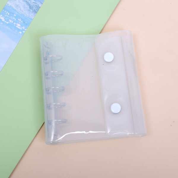 binder notebook refillable binder cover Cover, custom ins, m5 handbook, simple and cute, PVC ...