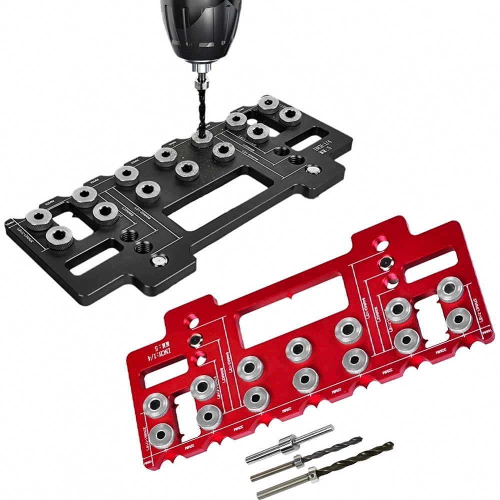 【ONCE+】Complete Shelf Pin Locator Kit with Drill Bits and User Friendly ...