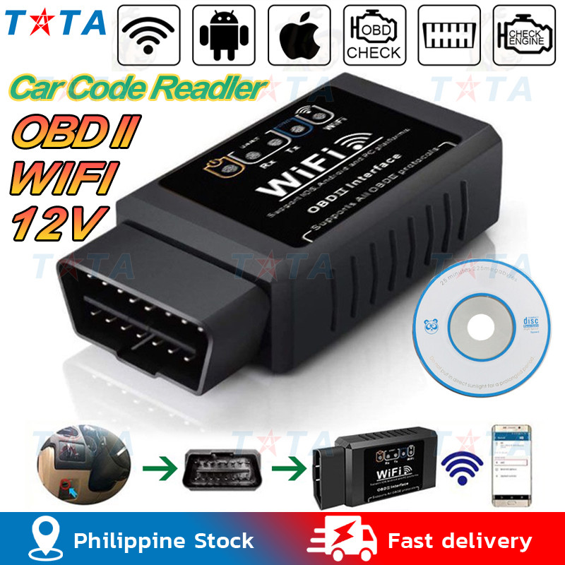 OBD2 Scanner V1.5 ELM327 Car WIFI Mini OBDII Scan Tool Foseal Scanner ...