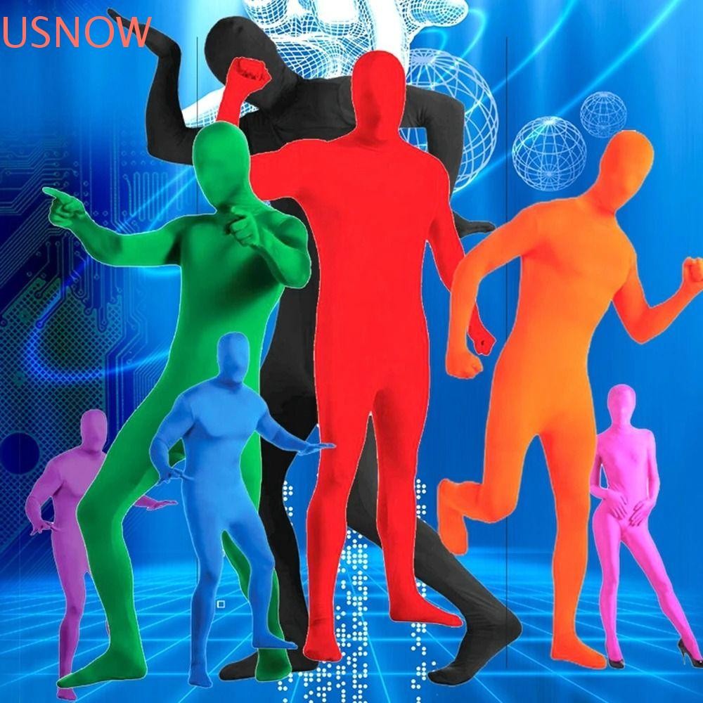 USNOW Kid Adult Zentai, Invisibility Cloak Spandex Suit Full Body Suit ...