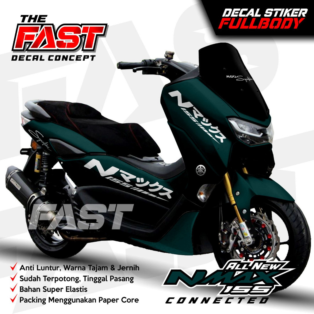 (ANTILUNTUR) New nmax Sticker Decal Yamaha nmax 155 new Fullbody Maxi ...
