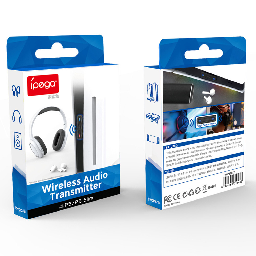 [lawrences.ph] For PS5 Slim/PS5 Bluetooth-Compatible 5.0 Audio Adapter ...