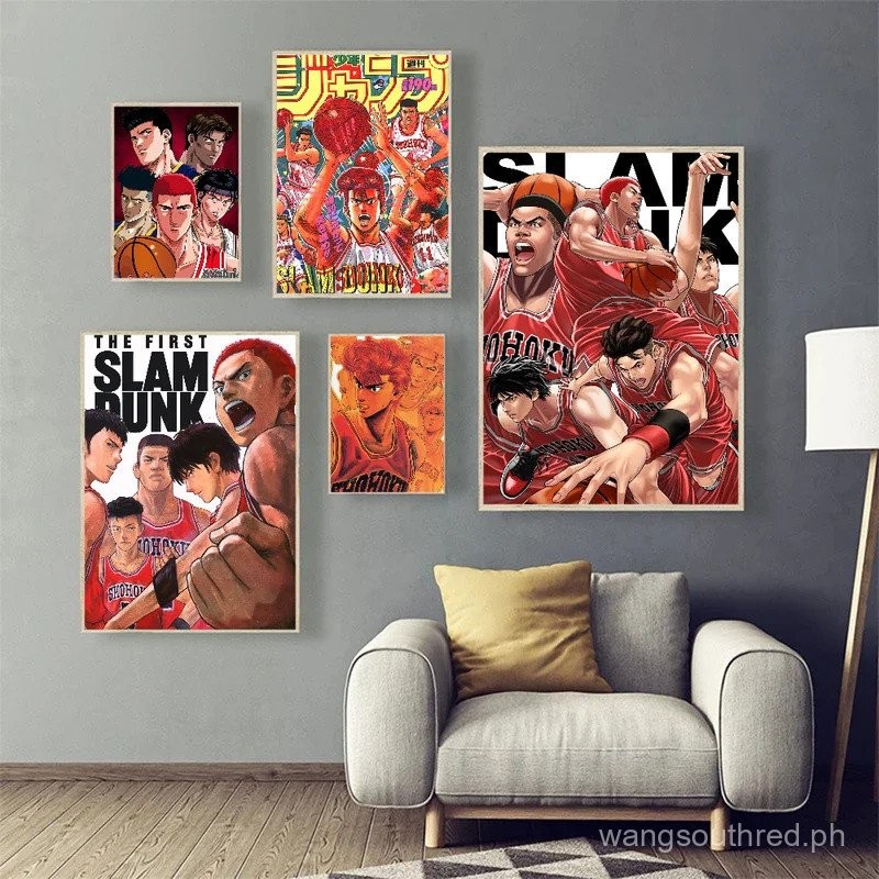 Japan Comic Slam dunk Anime Posters Sticky Whitepaper Prints Posters ...