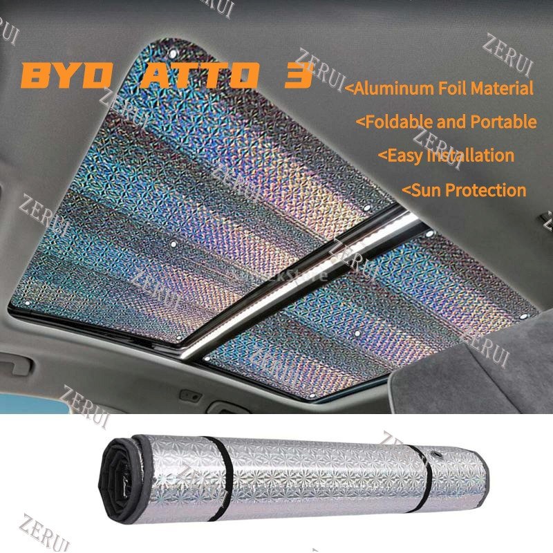 ZR For Byd Atto 3 Sunroof Sunshade Laser Material Sunshade Slimming For ...