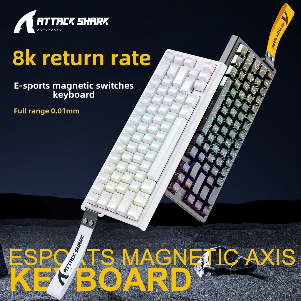 【Local Delivery】ATTACK SHARK X68HE Rapid Trigger Magnetic Switch ...