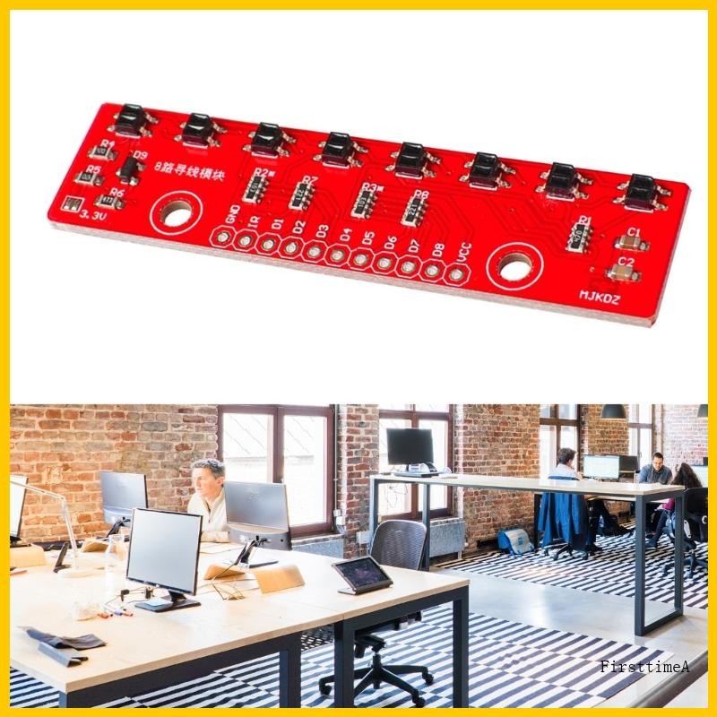 Fir 8 Channel IR Infrared Tracking Sensor Module Barrier Line Track ...