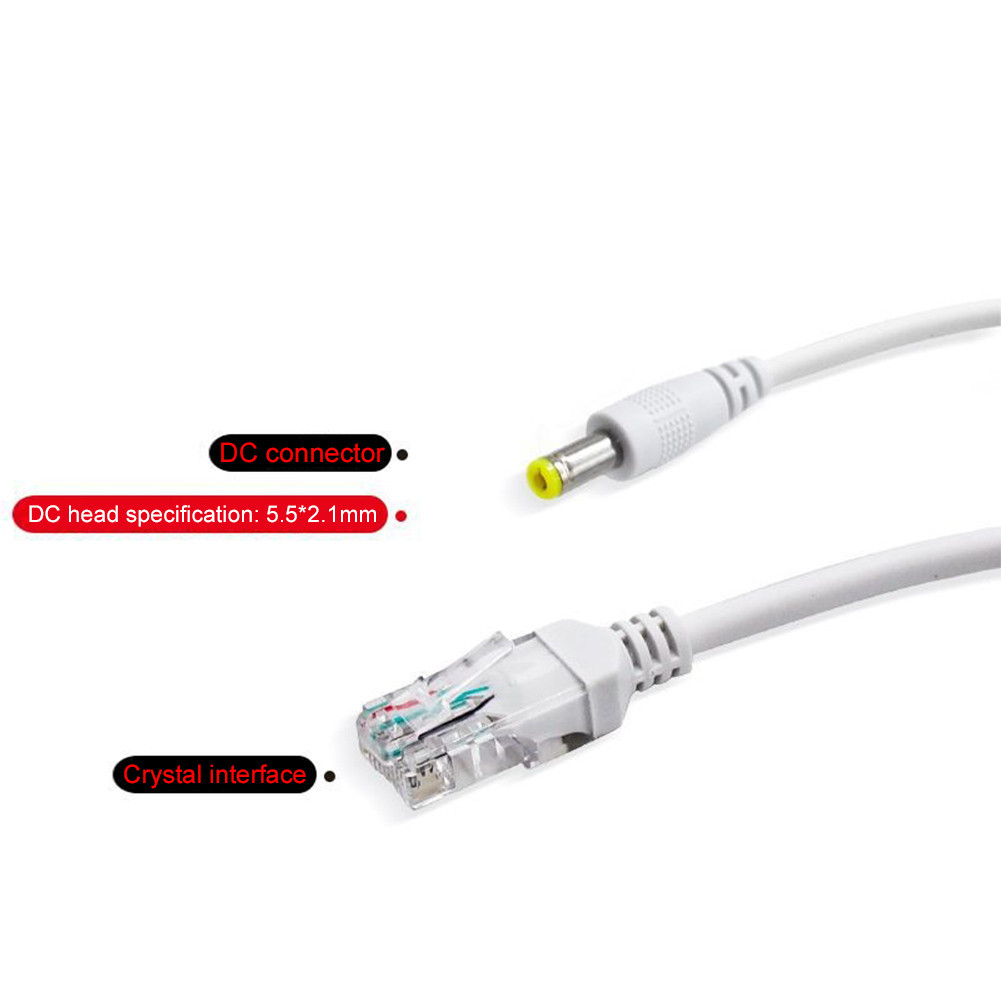 48V To 12V POE Spliter Waterproof POE Cable Ethernet Adapter Cable for ...