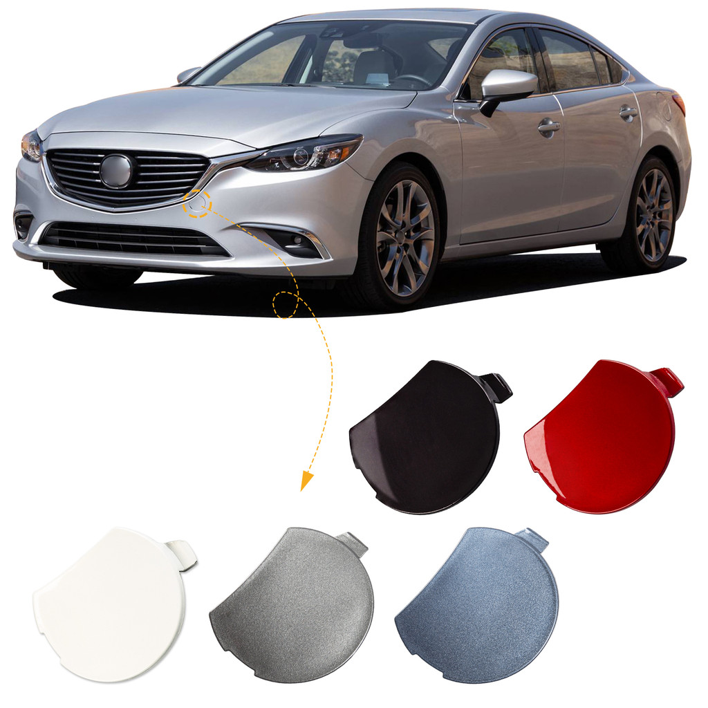Front Bumper Tow Hook Cover Towing Eye Cap Lid Fit For Mazda 6 Atenza ...