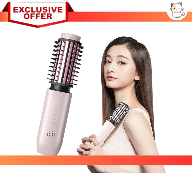 **[2025 Latest Model, Rapid Heating] Cordless Heat Brush, Brush Iron ...