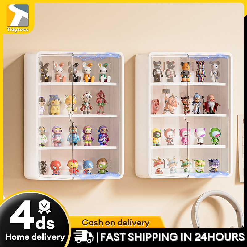 Tidy Tots Acrylic display rack wall mounted display box storage stand ...