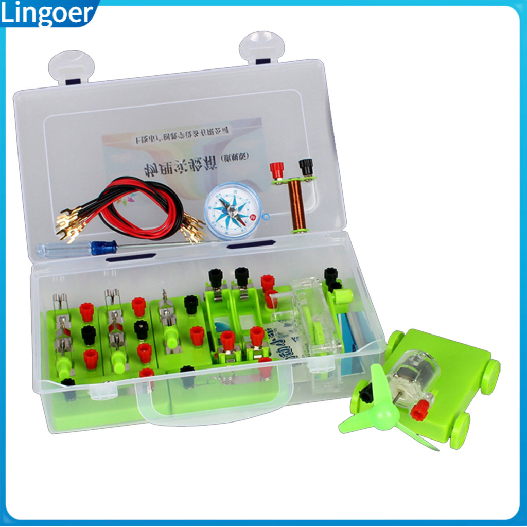 Lingoer| Basic Circuit Electricity Magnetism Learning Kit Physics Aids Kids Education Toy ...