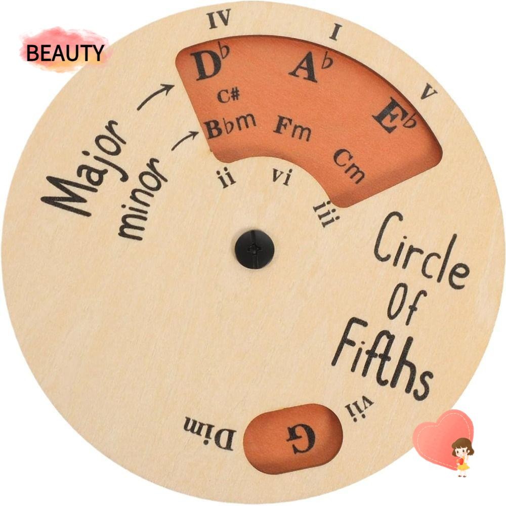 BEAUTY Wooden Melody Tool, Circle Of Fifths for Sheet Music Chords Keys ...
