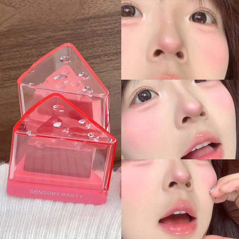 SENSORY PARTY Blush Cream Cute Cheese Blush Multi-Purpose Lipstick ...