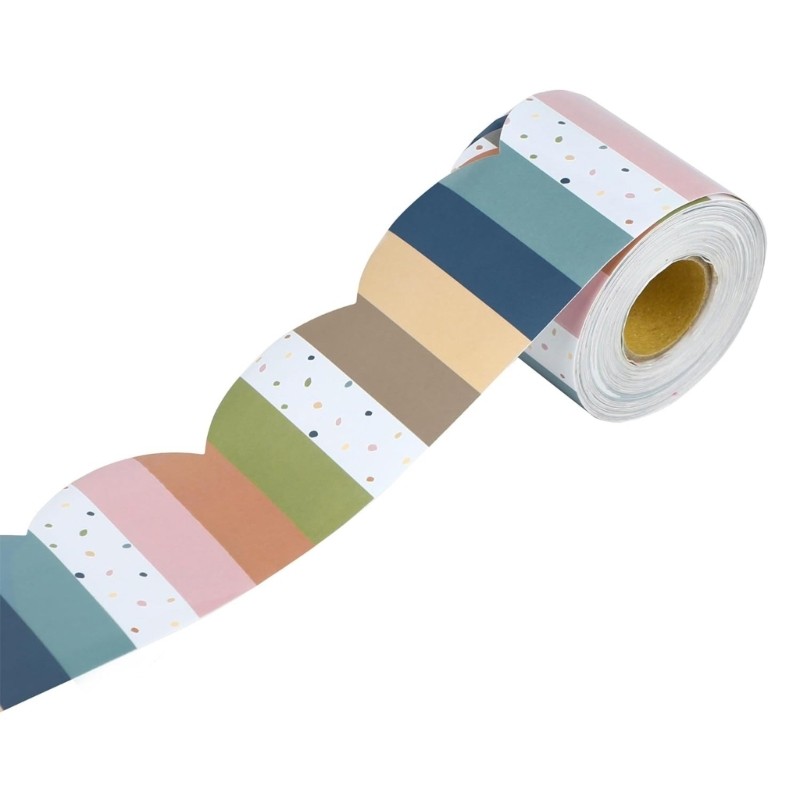 unstop* 15 2m Adhesive Bulletin Border Trim Colorful Bulletin Board ...