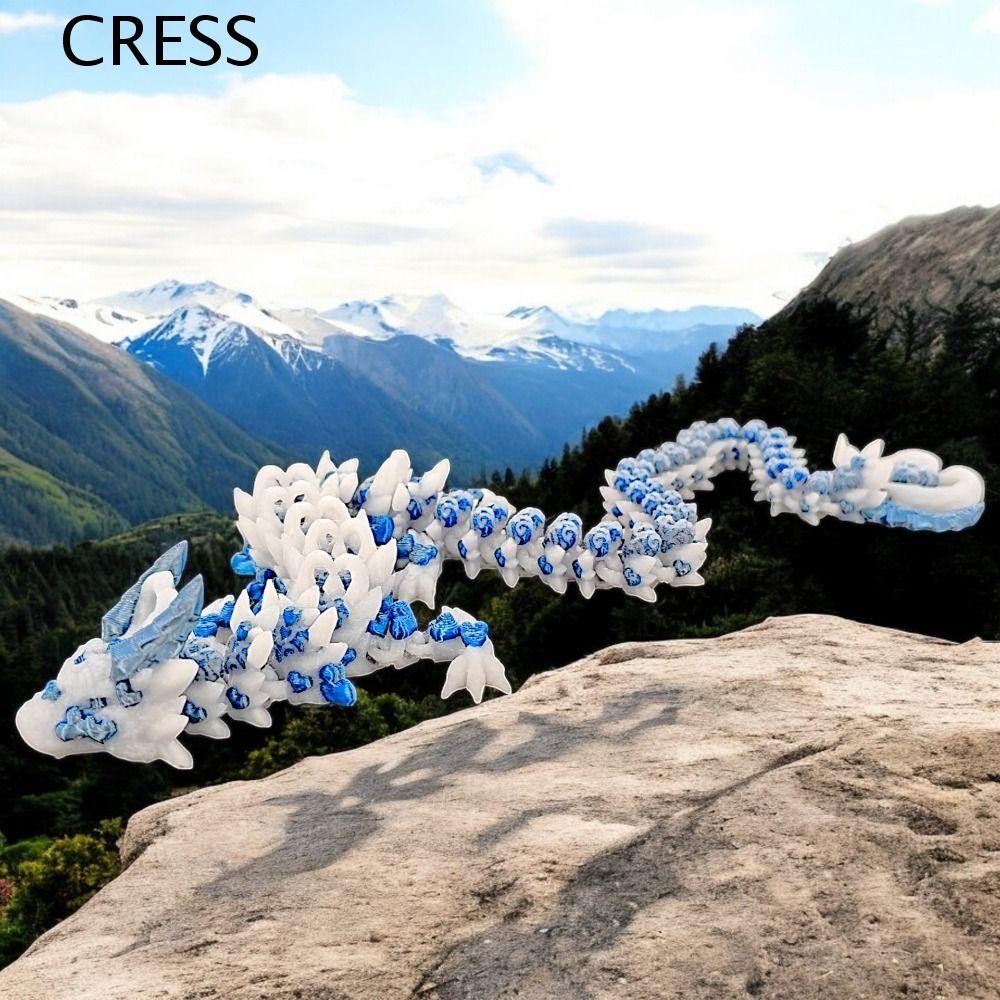CRESS 3D Printed Dragon, Simulated Eye All-in-one Molding 3D Printed ...
