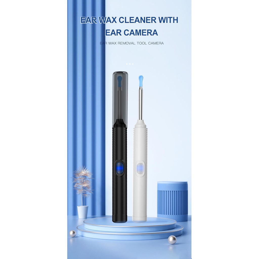 SUNUO Smart Visual Ear Spoon With Camera HD Otoscope Endoscope Earwax ...