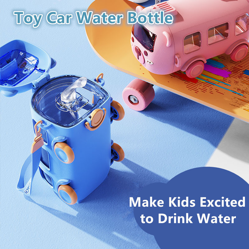 450ML Children Toy Car Water Bottle Detachable Bus Water Jug Toy for ...