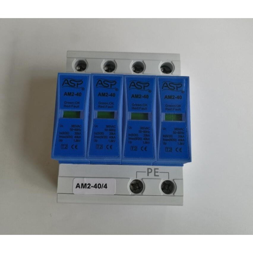ASP Lei Xun AM2-40/4Secondary Power Surge Protector4P Three Phase/40KA ...