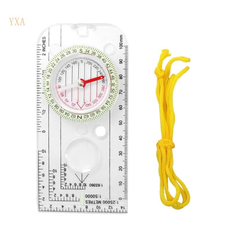 YXA Compasses Map Scale Ruler Navigation Magnifying Tool Outdoor ...