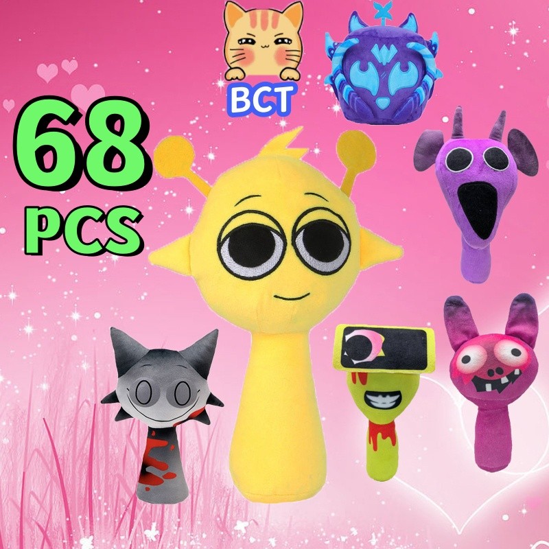 Cute Sprunki Incredibox Plushie Toys Sprunki Horror Games Incredibox ...