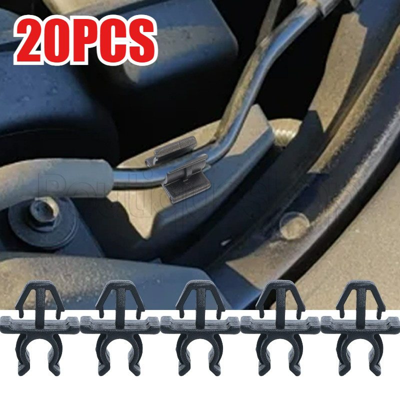 Car Hood Prop Rod Clip - Hood Bonnet Rod Support Stay Holder - Black ...