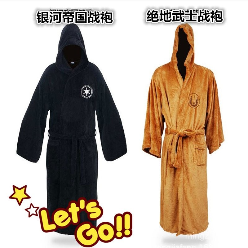 Star Wars-Jedipowerbattles Galaxy Men's Flannel Homewear Night-Robe ...